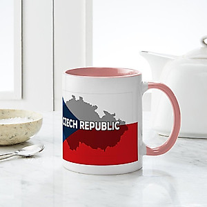 CafePress Czech Republic Flag Extra Mug Ceramic Coffee Mug, Tea Cup 11 oz