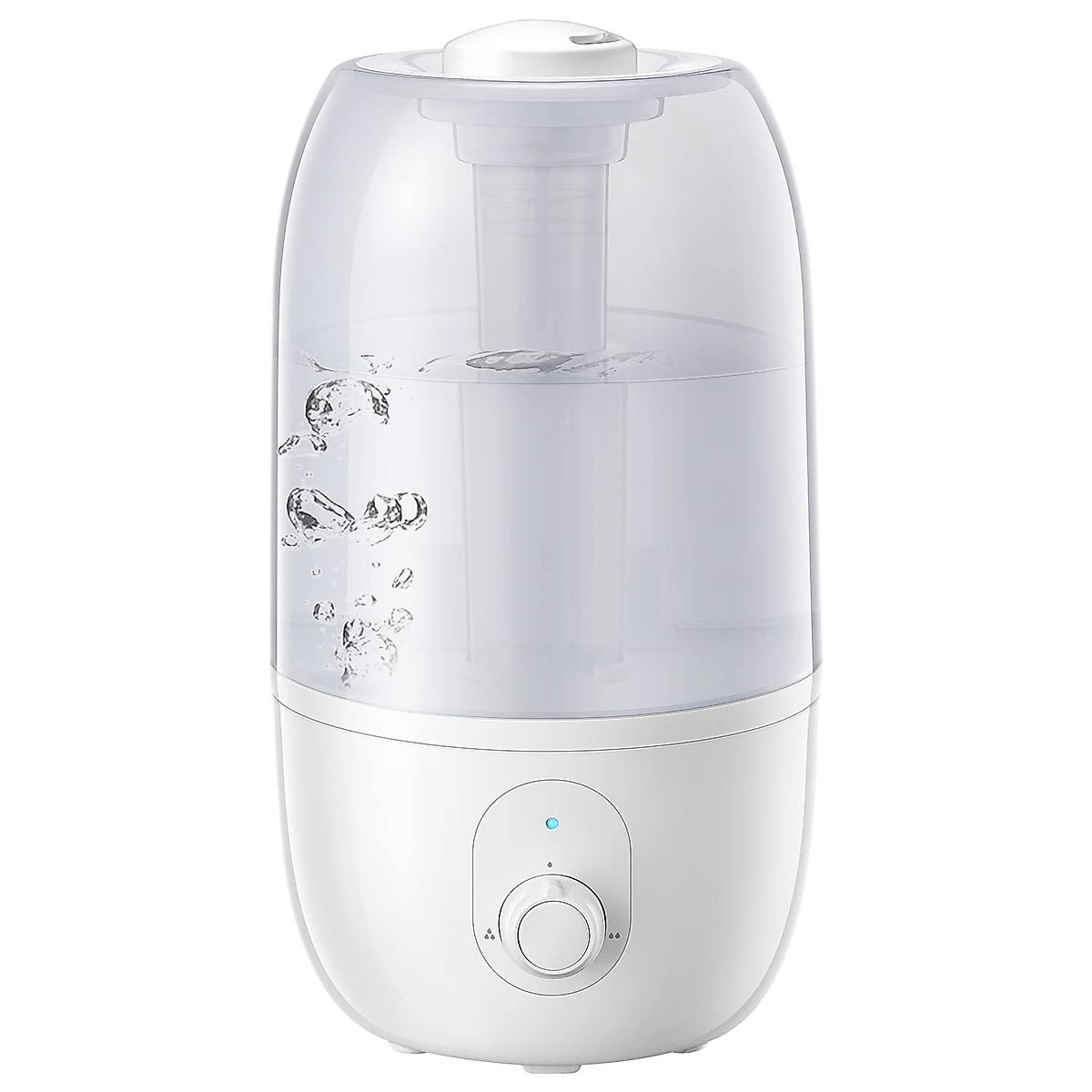 kealife Humidifier, Cool Mist Humidifier 2.7L for Bedroom, Large Room, Quiet Ultrasonic, 360° Rotation Nozzle, Adjustable Mist Output, 30 Hours, Auto Shut Off, Dirt Resistant Nano Coating