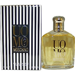 Moschino Uomo Eau De Toilette Spray for Men, 4.2 Ounce