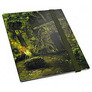 Ultimate Guard Flexxfolio Lands Edition | 9 Side-Loading Pocket for Trading Card Storage up to 360 Cards Binder, Forest Cover Card Collection Album Folder designed for Double-Sleeved Cards