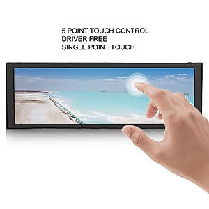 PC Case Secondary Screen 7.9in TFT LCD Portable Monitor for Computer Laptop(Capacitive Touchscreen)