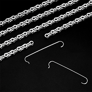 ALEOED 2 Pieces Bike Chain Hook Stainless Steel Connecting Repair Tool for Mountain Road Bicycle MTB