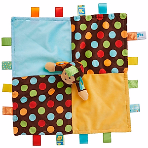 Mary Meyer Taggies Dazzle Dots Character Blanket, Monkey