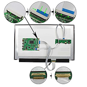 VSDISPLAY 13.3" 13.3 Inch 1920X1080 LCD Screen VS133GF-Z001 with HD MI Type C Controller Board VS-RTD2556HC-V2