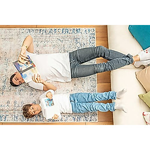 Monolia Machine Washable Area Rugs Perfect for Living Room Rugs,Bathroom Runner, Kitchen Rug, Bedroom Rugs, Entryway Rug, Persian Home Decor, Floor Decoration (2' X 3')