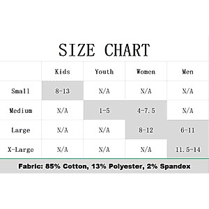 Finerview Elite Basketball Socks, 4 Pack Cushion Performance Crew Athletic Socks for Adult & Youth Kids