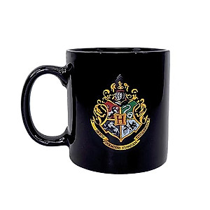 Half Moon Bay Harry Potter Mug | Colour Changing Mug Hufflepuff Uniform | Coffee Cups and Mugs Gifts for Girls | Novelty Mug & Heat Changing Mugs Merch