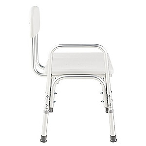 Delta Faucet DF565 Bathroom Safety Adjustable Transfer Bench in White