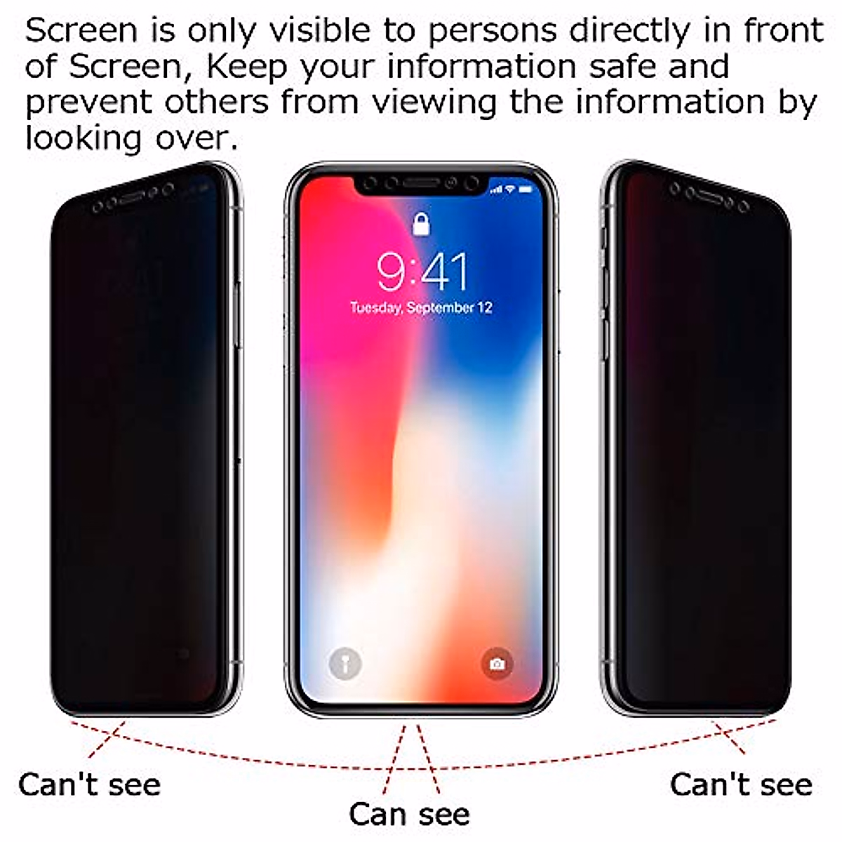 Puccy Privacy Screen Protector, compatible with Gigaset GX6 Anti Spy Film TPU Guard （ Not Tempered Glass Protectors ）