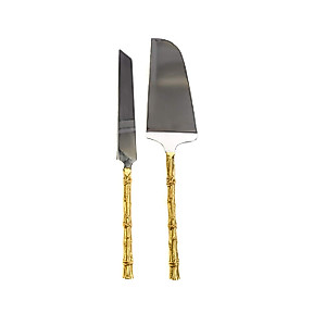 IMPULSE! Fiji Golden Bamboo Cake Server Set