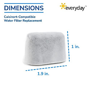 Everyday DCCF-24 Cuisinart Coffee Replacement Filters, 24 Count (Pack of 1), White