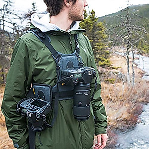 Cotton Carrier G3 Dual Camera Harness for 2 Camera's Gray