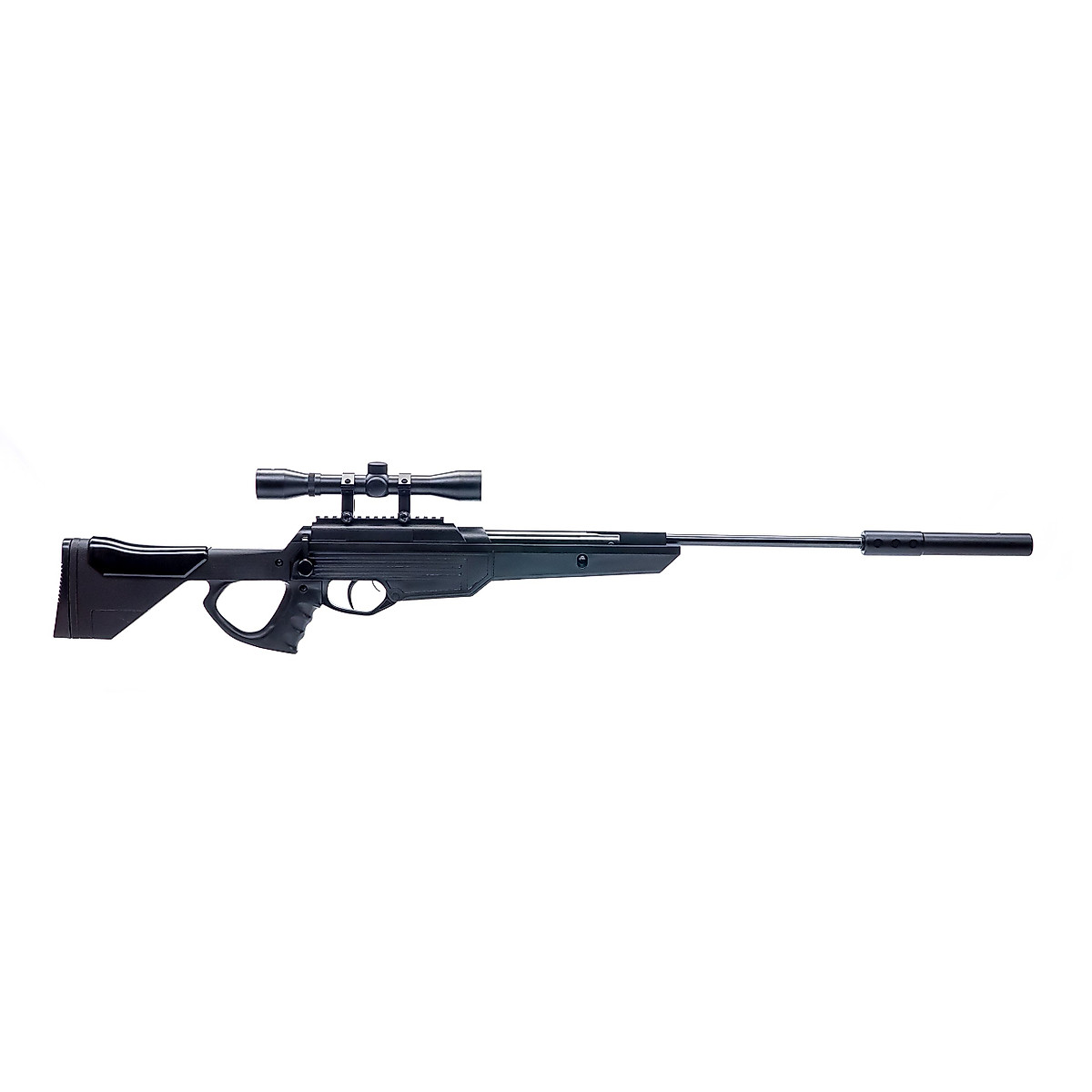 Barra Pellet Guns for Adults - Air Rifle for Hunting, Scope Included, Fires .177 Caliber Pellets, Break Barrel Spring Piston (Black TPR 1300 FPS)