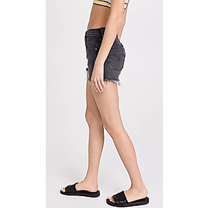 Levi's Women's Premium 501 Original, Cabo Rise Short-Black, 30
