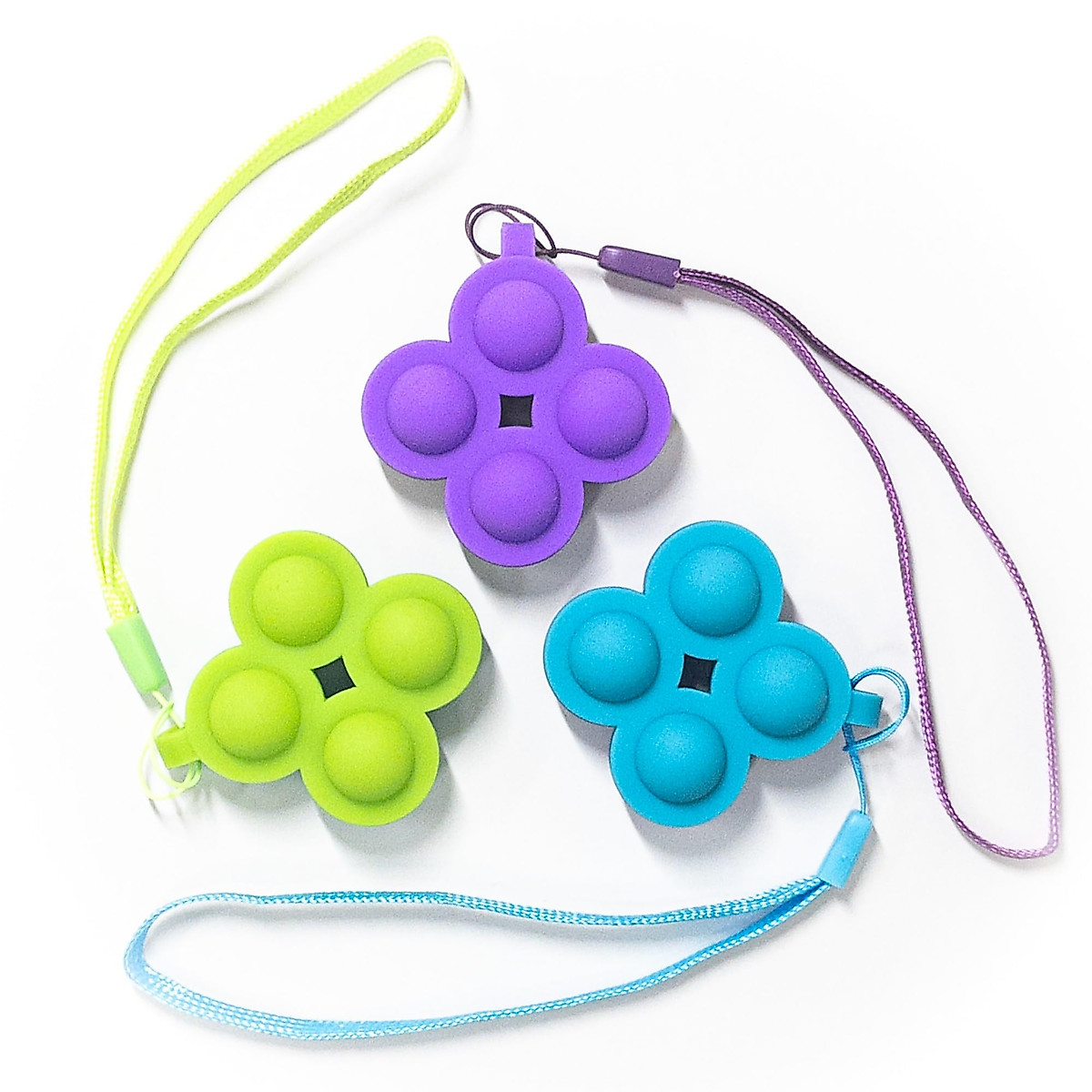 POPI Mini Pop It Fidget Toy - Stress Relief Adult Fidget Popper Toy - Anti Stress Toy for Adults, Teens and Kids (one Random Color)