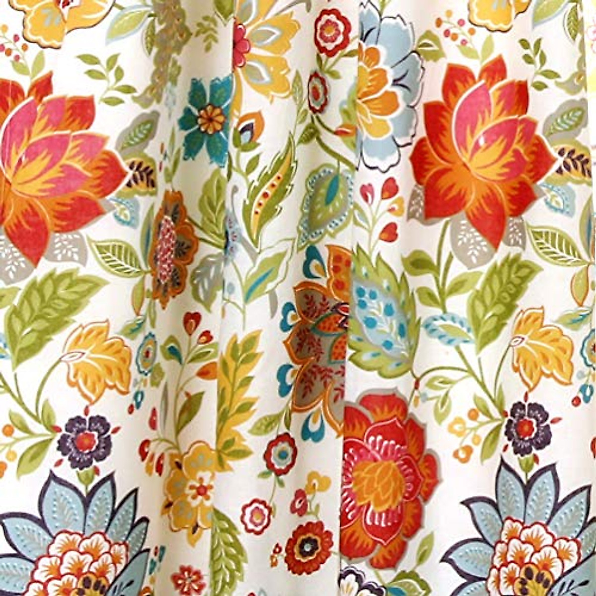 Greenland Home Astoria Curtain Panel Set, 84-inch L, White