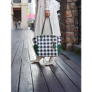 MKF Collection Shoulder Bag for Women, Vegan Leather Top-Handle Crossbody Purse Tote Satchel Handbag