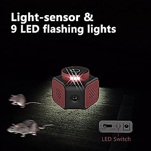 Virine Mice Repellent Plug-ins, Rodent Squirrels Repellent Indoor Ultrasonic Pest Repeller Mouse Deterrent Rat Control for Home Attic Garage RV