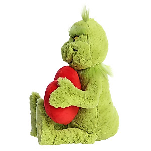 Aurora® Whimsical Dr. Seuss™ Stole My Heart Grinch Stuffed Animal - Magical Storytelling - Officially Licensed - Green 15 Inches