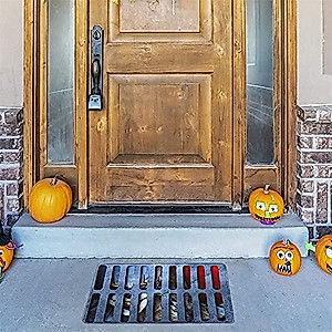 3D Stereo Vision Clown Door Mat Living Room Bedroom Coffee Table Mat Generic Halloween Carpet（15.6×23.6 INCH） (Color19)