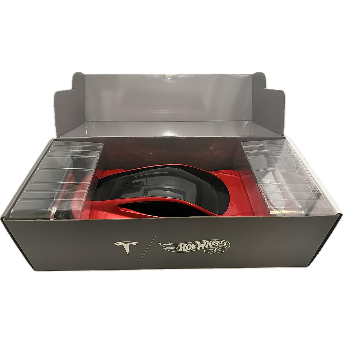 Mattel Hot Wheels red Tesla RC 2.4 GHZ