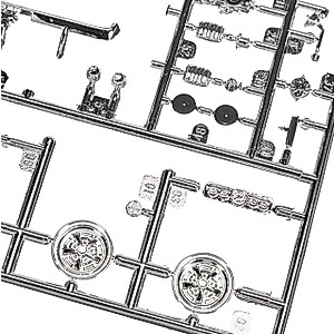 Revell 85-2482 '66 Shelby Mustang GT350H Model Car Kit 1:24 Scale 91-Piece Skill Level 4 Plastic Model Car Building Kit, Black