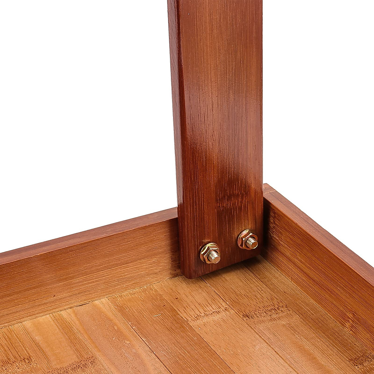 JOIKIT 2 Pack 11 x 9 x 10 Inches Bamboo Step Stool, Bamboo Small Stool with Storage Shelf, Kids Wooden Foot Step Stool Bathroom Bench for Kitchen, Bedroom, Bathroom, Hallway