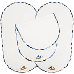 Longer Waterproof Changing Pad Liners for babies 3 Count by BlueSnail (snow white, 13.3"x26")