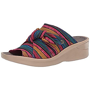 BZees womens Smile Slingbacks Sandal, Raspberry, 10 US