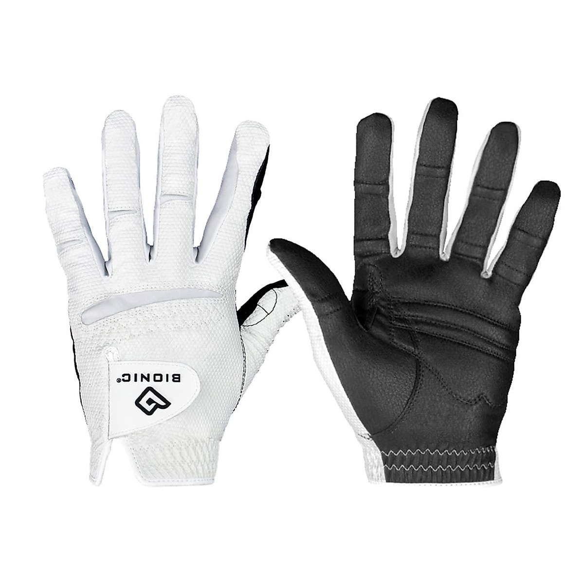 New Improved 2X Long Lasting Bionic RelaxGrip Golf Glove with Patented Double-Row Finger Grip System (Men's Small, Worn on Right Hand)
