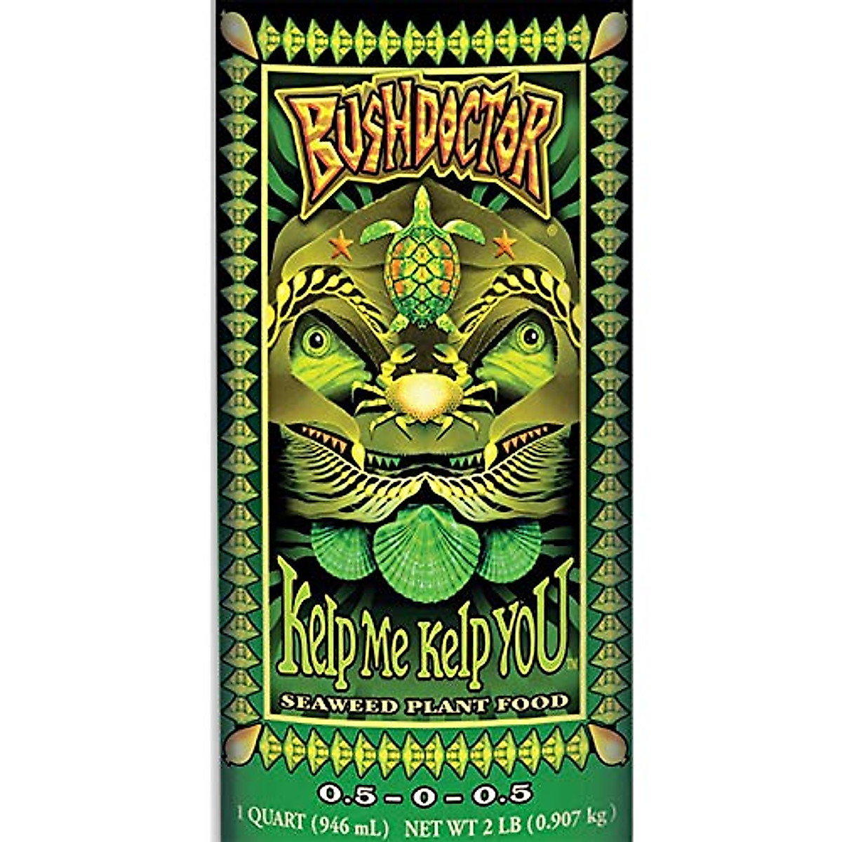 Fox Farm 732934 FoxFarm Bushdoctor Kelp You Fertilizer, 1 Quart, Clear