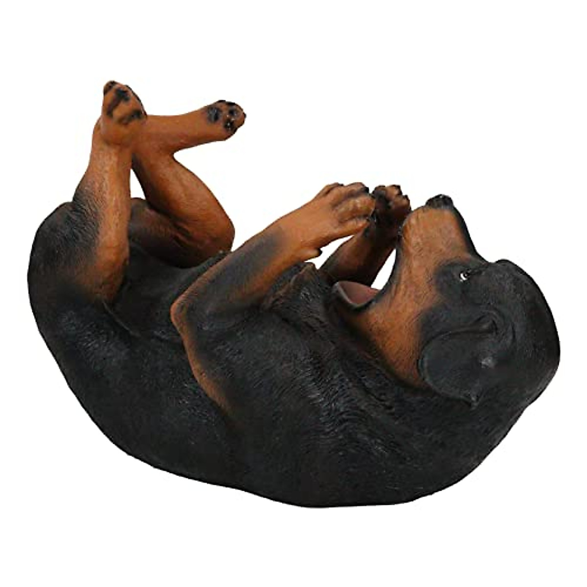 Ebros Lifelike Purebreed Pedigree Canine Adorable Rottweiler Butcher's Dog Wine Bottle Holder Figurine Statue As Kitchen Wine Cellar Centerpiece Decor Storage Organizer (Rottweiler)
