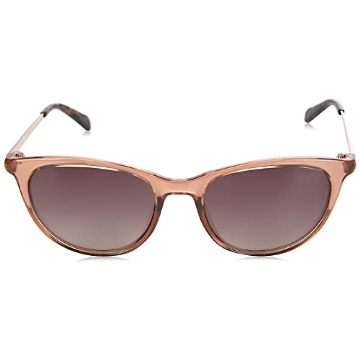 Fossil Women's Female Sunglasses Style FOS 3127/S Cat Eye, Brown/Polarized Brown Gradient, 54mm, 18mm