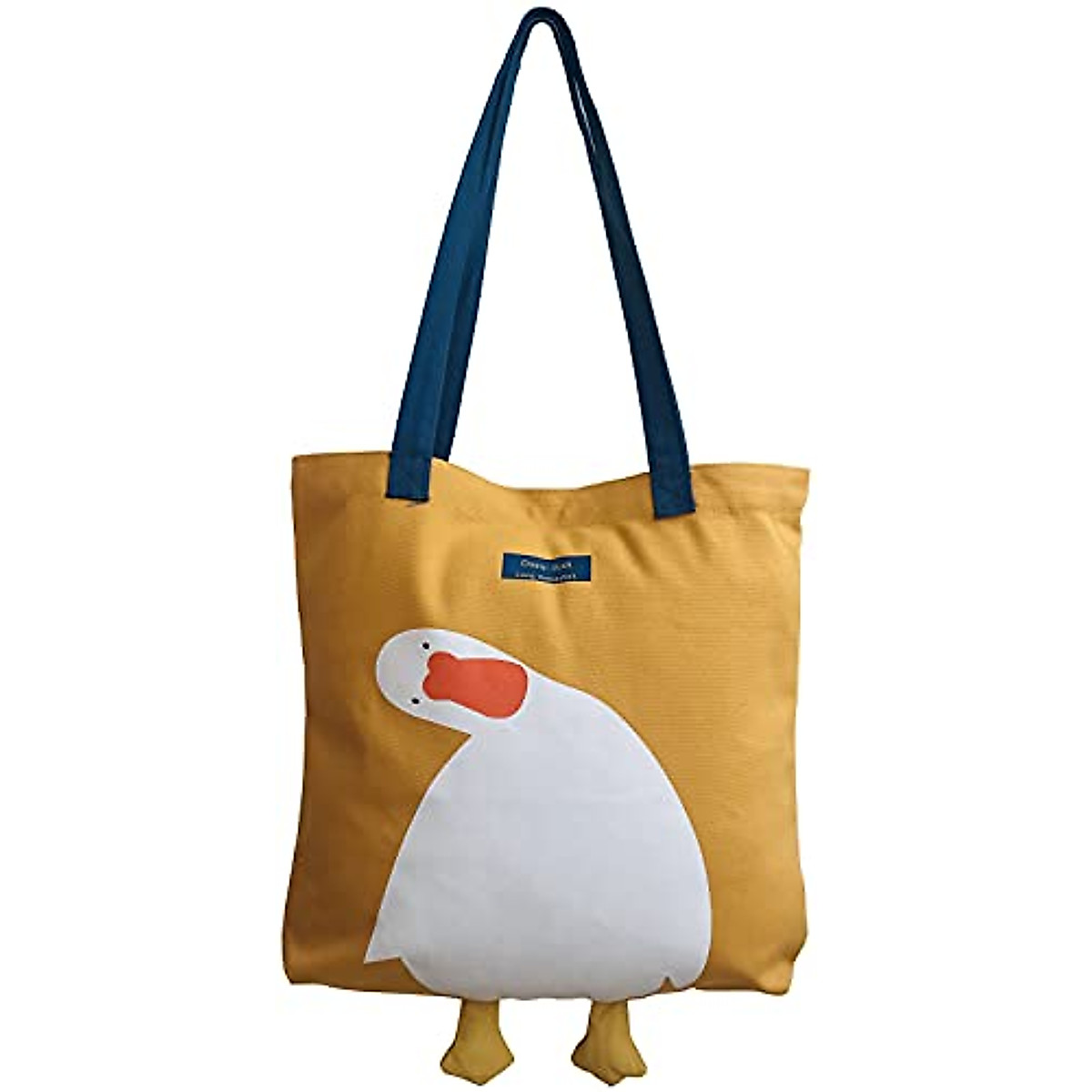 YiKitHom Canvas Cute Tote Bag for School
