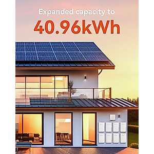 VESTWOODS 48V 100Ah LiFePO4 Battery, Canbus RS485 100A BMS 5120Wh 16-Cells Power Wall Lithium Battery, 10 Years 6000 Deep Cycles for Solar Energy Storage, Off-grid, Standby Power, IP65 for Outdoor