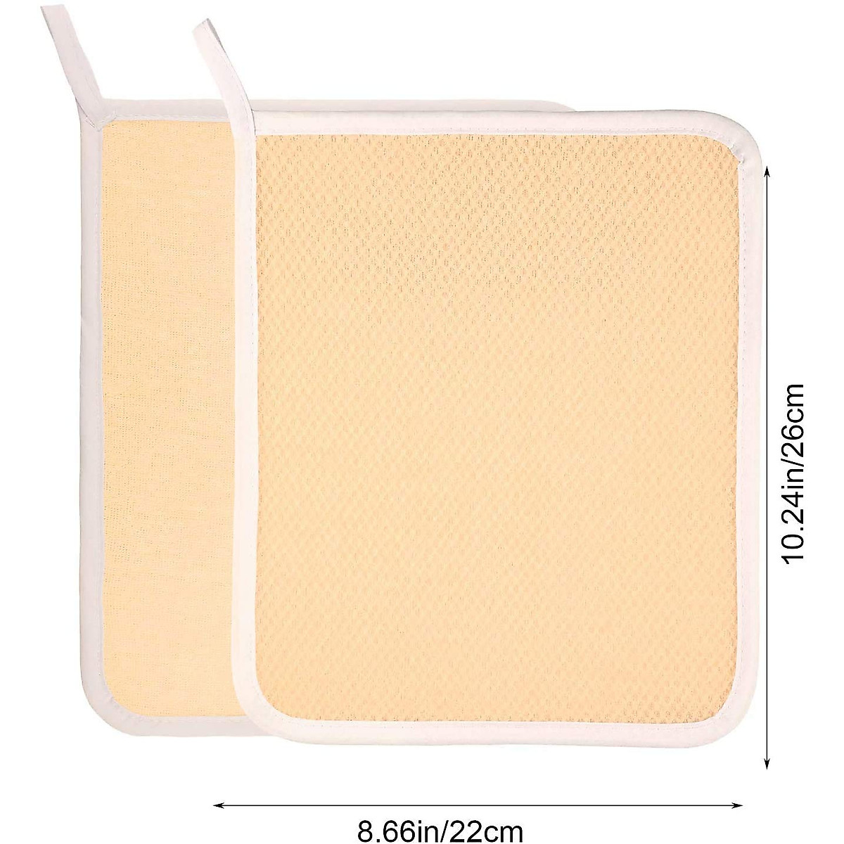 PHOGARY 6 Pack Exfoliating Wash Cloths for Body Scrub and Face Clean, Dual-Sided Exfoliating Wash Towels Bath Washcloths for Men Women Skin Massage Spa - Rough Exfoliating Side and Soft Terry Side