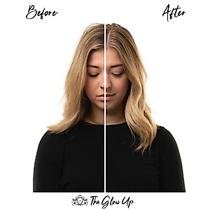 J&K The Glow Up Shampoo & Conditioner Set - Sulfate-Free, Hydrating and Volumizing, Salon Quality Formula for Fine & Thick Hair, Color-Treated Hair Rejuvenation & Extra Shine For Women (250 ML Each)