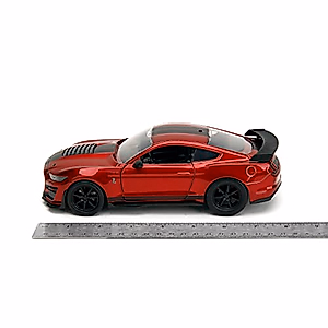Big Time Muscle 1:24 2020 Ford Mustang Shelby GT 500 Die-cast Car Candy Red, Toys for Kids and Adults