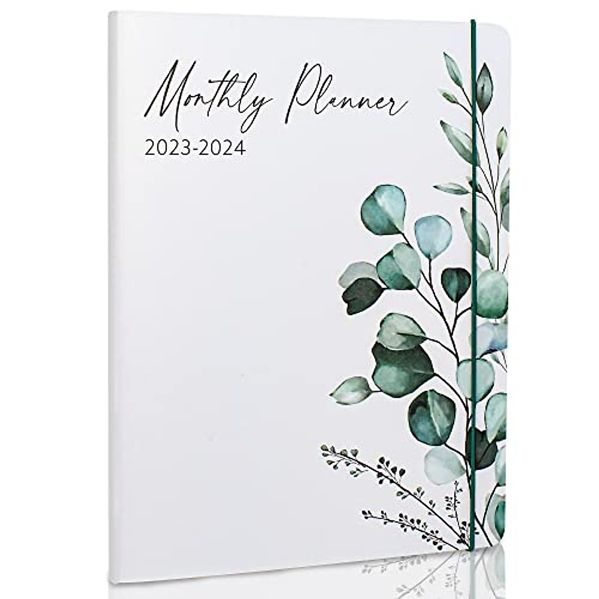 Simplified 2023-2024 Monthly Planner and Calendar Book - Beautiful Modern Greenery To Do List Notebook Easily Organizes Your Tasks to Boost Productivity - Runs Until December 2024