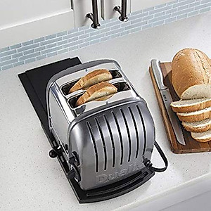 HauSun Kitchen Appliance Sliding Caddy Sliding Coffee Maker Tray Mat, Countertop Storage for Air Fryer Blender Stand Mixer Kitchen Appliances,Sliding Shelf with Smooth Rolling Wheels,2 Sets