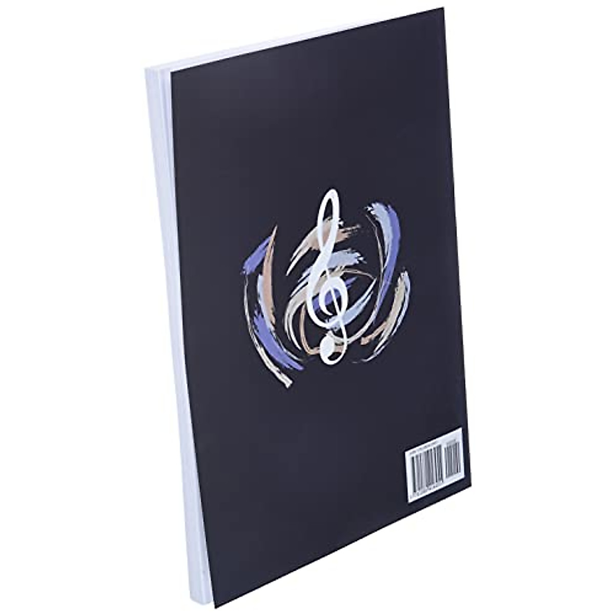 Blank Sheet Music Notebook: Music Manuscript Paper / White Marble Blank Sheet Music / Notebook for Musicians / Staff Paper / Composition Books Gifts ... * Large * 12 Stave * 102 pages *