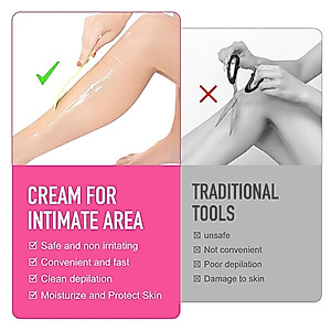 Qia Hair Removal Cream,Qia Hair Removal Cream For Men And Women (Rose)