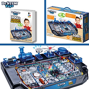 Dr. STEM Toys Circuit Science Kit, Includes Over 100 Electrical Experiments with Lights, Sounds, and Action - for Boys and Girls Ages 8+