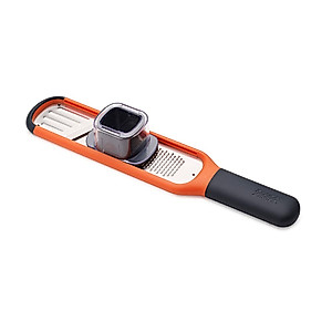 Joseph Joseph Handi-Grate 2-in-1 Grater & Slicer, Orange