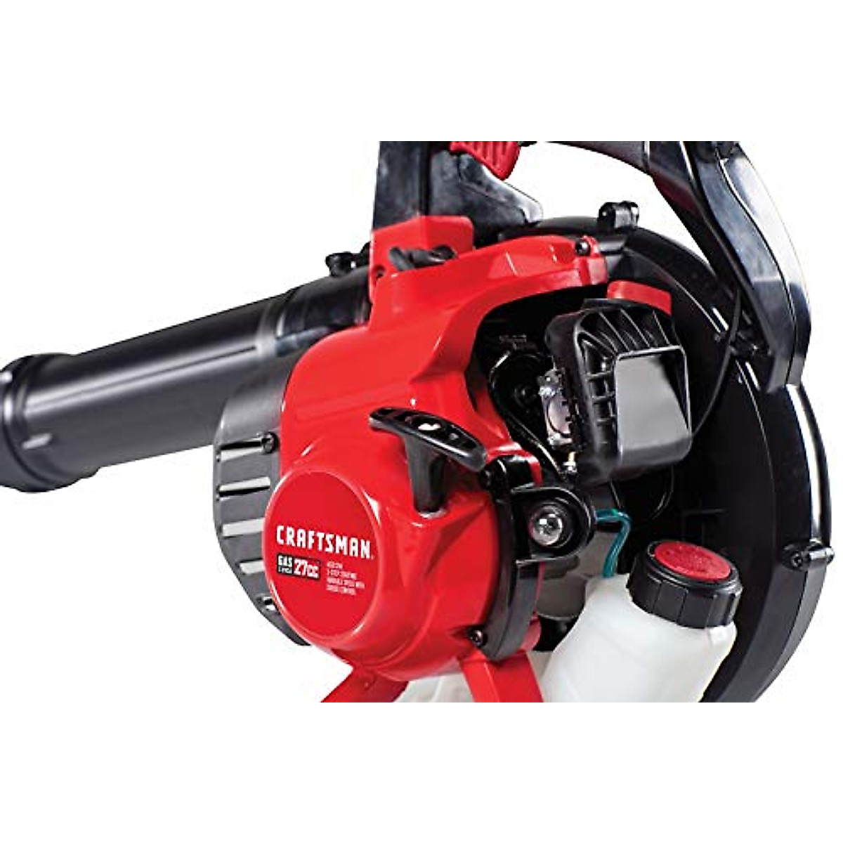 CRAFTSMAN Gas Powered Leaf Blower and Vacuum, Handheld Gas Blower, 205MPH, 27cc, 2-Cycle (BV245)