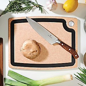 Epicurean Gourmet Series Cutting Board with Juice Groove, 14.5-Inch by 11.25-Inch, Natural/Slate