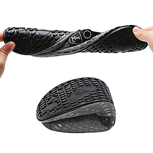 L-RUN Barefoot Water Shoes Men&Women Slip on Kayak Accessories Quick Dry Grey XXL(W:12-13,M:10-11)=EU43-44