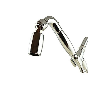 High Sierra's Solid Metal Handheld Shower Head Kit. Includes Handheld Shower Head, Trickle Valve, 72-Inch Hose with Silicone Inner Tube, and Holder. Low Flow 1.5 GPM - Chrome Finish