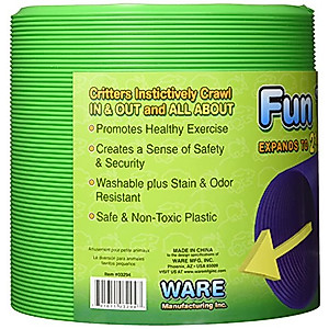 Ware Manufacturing Fun Tunnels Play Tube for Small Pets, 30 X 8 Inches - Large