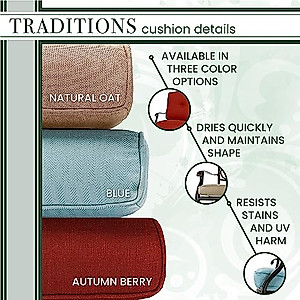 Hanover Traditions 5-Piece High-Dining Patio Set with 4 Tall Counter-Height Swivel Chairs and Rust-Free Aluminum Slat 30,000 BTU Rectangular Fire Pit Table, Modern Weather Resistant Outdoor Furniture